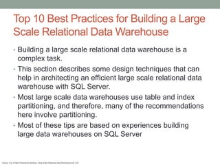 Data Warehouse Best Practices | PPT
