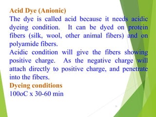 Textile dyeing & Process | PPT | Needlework | Arts and Crafts