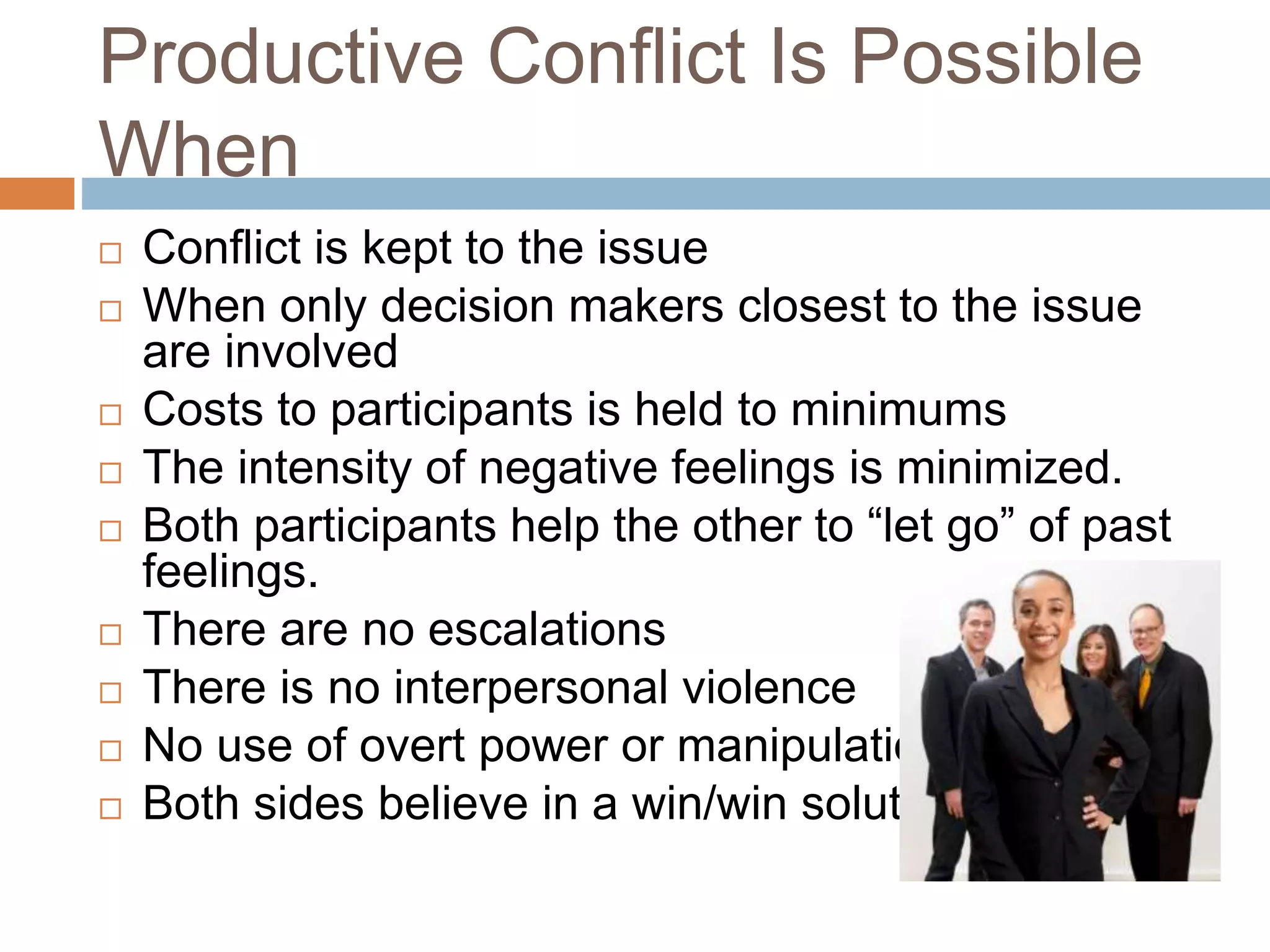 02 dysfunctional vs. functional conflict communication (c&a) | PPTX ...