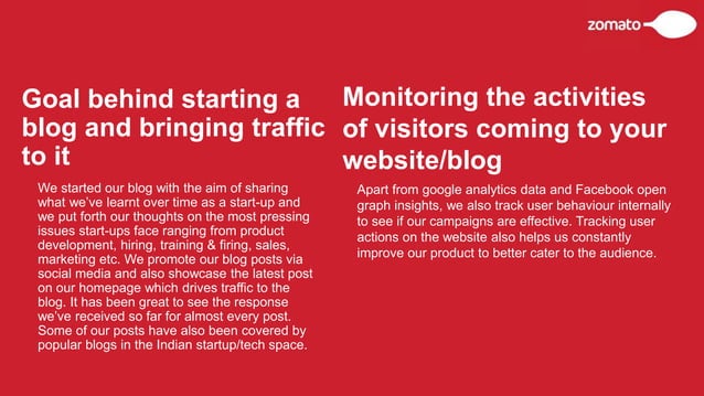 Zomato Case Study-DM | PPTX | Social Networking | Internet