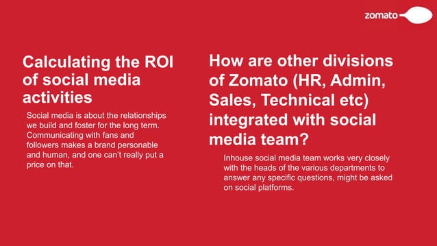 Zomato Case Study-DM | PPTX | Social Networking | Internet