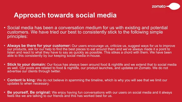 Zomato Case Study-DM | PPTX | Social Networking | Internet