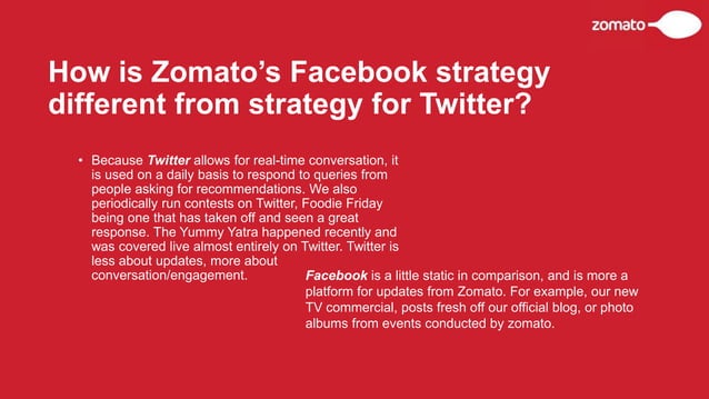 Zomato Case Study-DM | PPTX | Social Networking | Internet