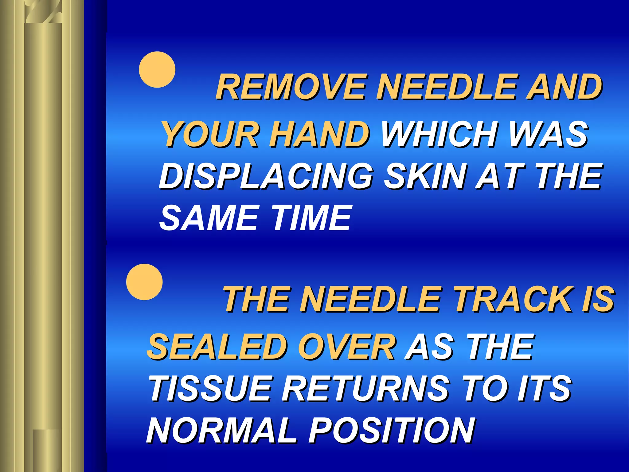 INJECTION SITES | PPT