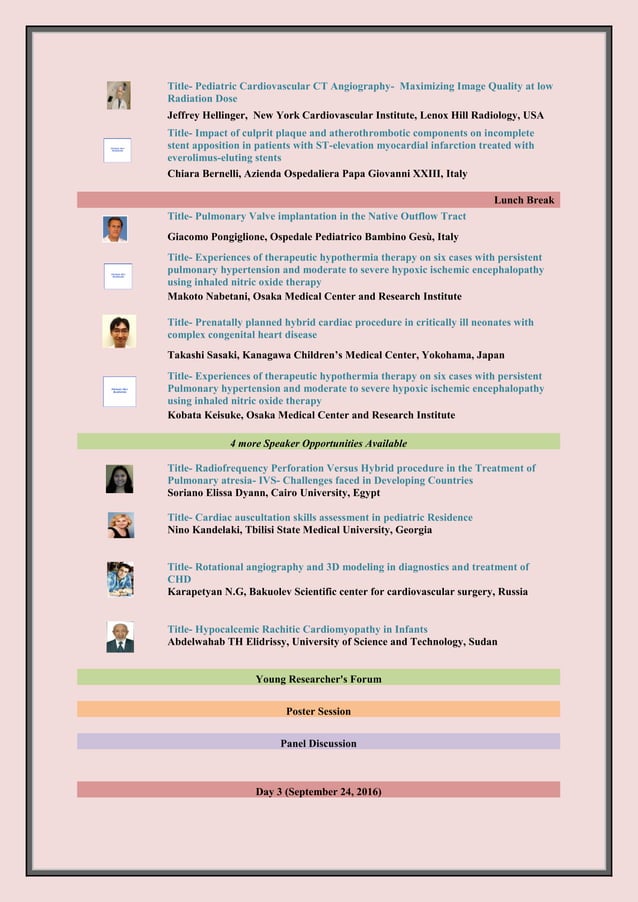 Tentative Programme | PDF