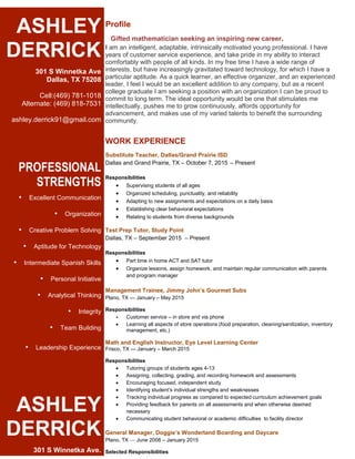 CareerResume (1) | PDF