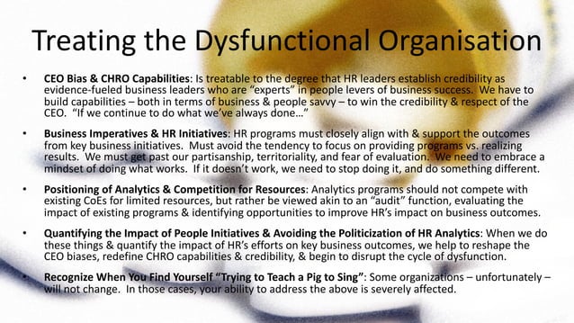 Seven Habits of Dysfunctional HR Organizations (SUBMITTED) | PPT