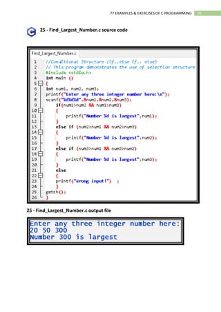 02 Ebook 77 Examples and Exercises of C Programming.pdf