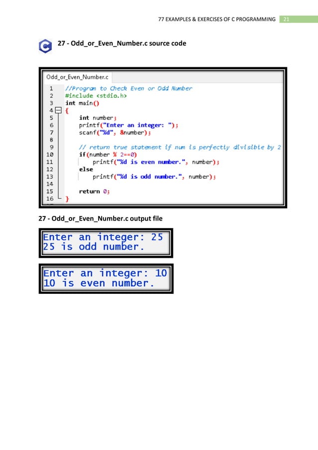 02 Ebook 77 Examples and Exercises of C Programming.pdf | Programming ...