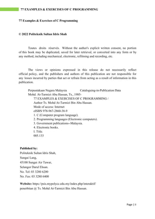 02 Ebook 77 Examples and Exercises of C Programming.pdf