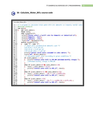 02 Ebook 77 Examples and Exercises of C Programming.pdf