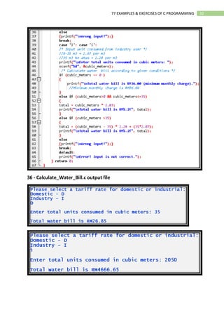 02 Ebook 77 Examples and Exercises of C Programming.pdf