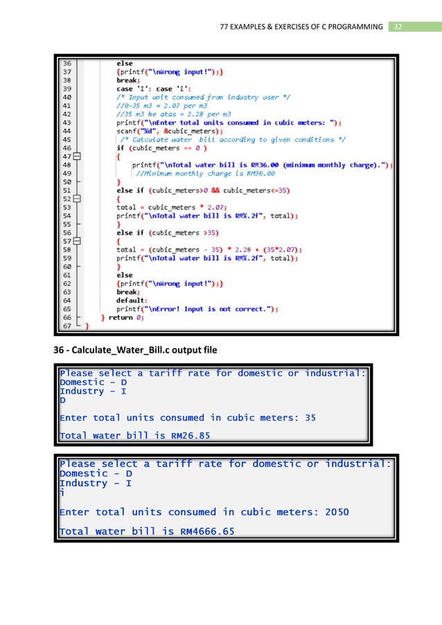 02 Ebook 77 Examples and Exercises of C Programming.pdf | Programming ...