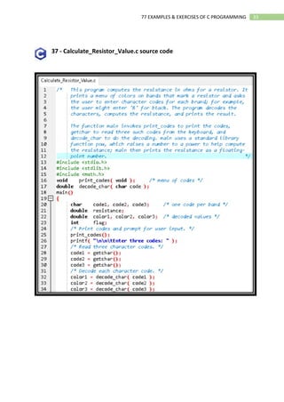 02 Ebook 77 Examples and Exercises of C Programming.pdf