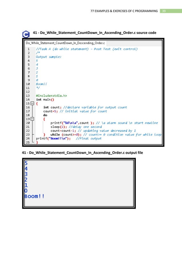 02 Ebook 77 Examples and Exercises of C Programming.pdf | Programming ...
