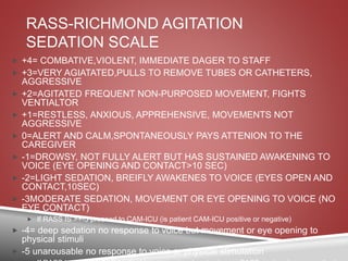 Rethinking Critical Care Sedation | PPT