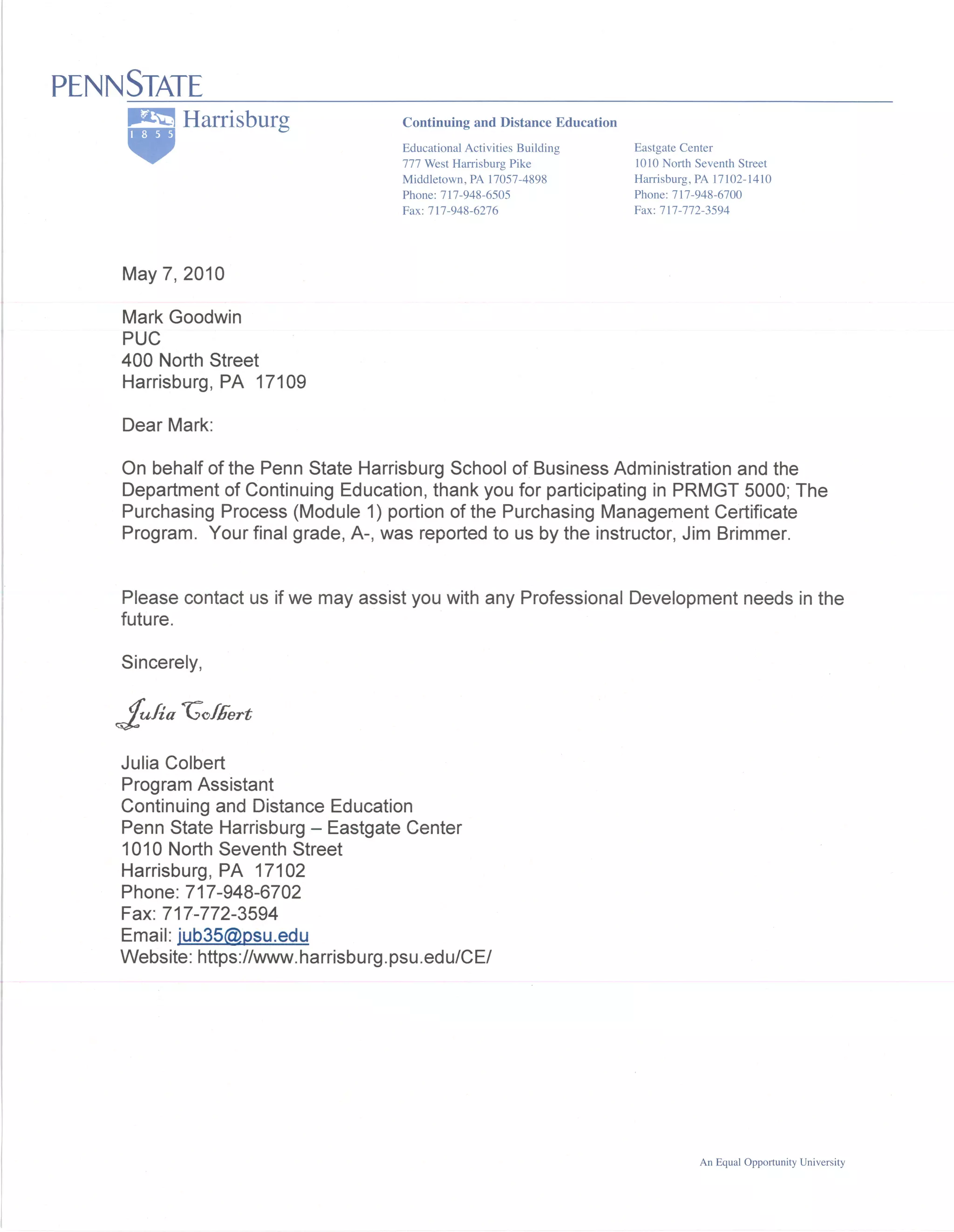 Purchasing Management Certificate Pdf