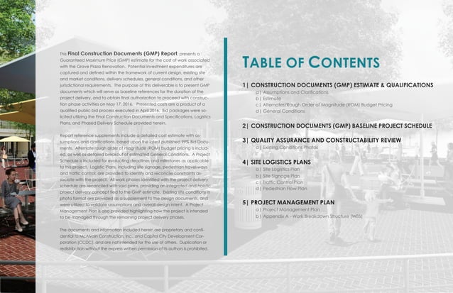 Constructability Report Grove 2.0 | PDF | Civil Engineering Industry ...