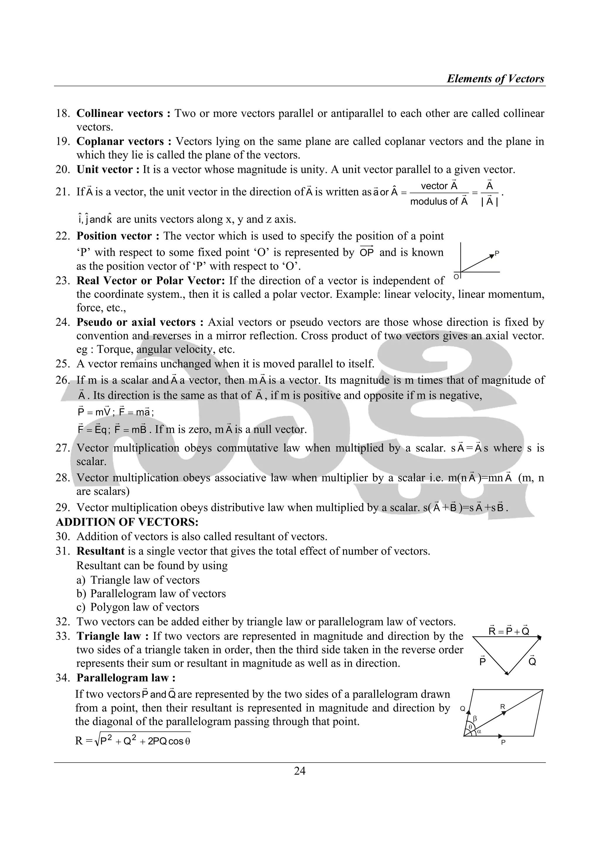 02 elements of vectors | PDF