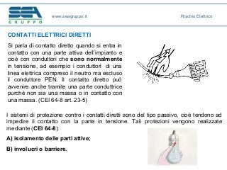 Rischio elettrico in ambienti di lavoro | PPT