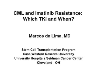 IMATINIB RESISTANT CML | PPT