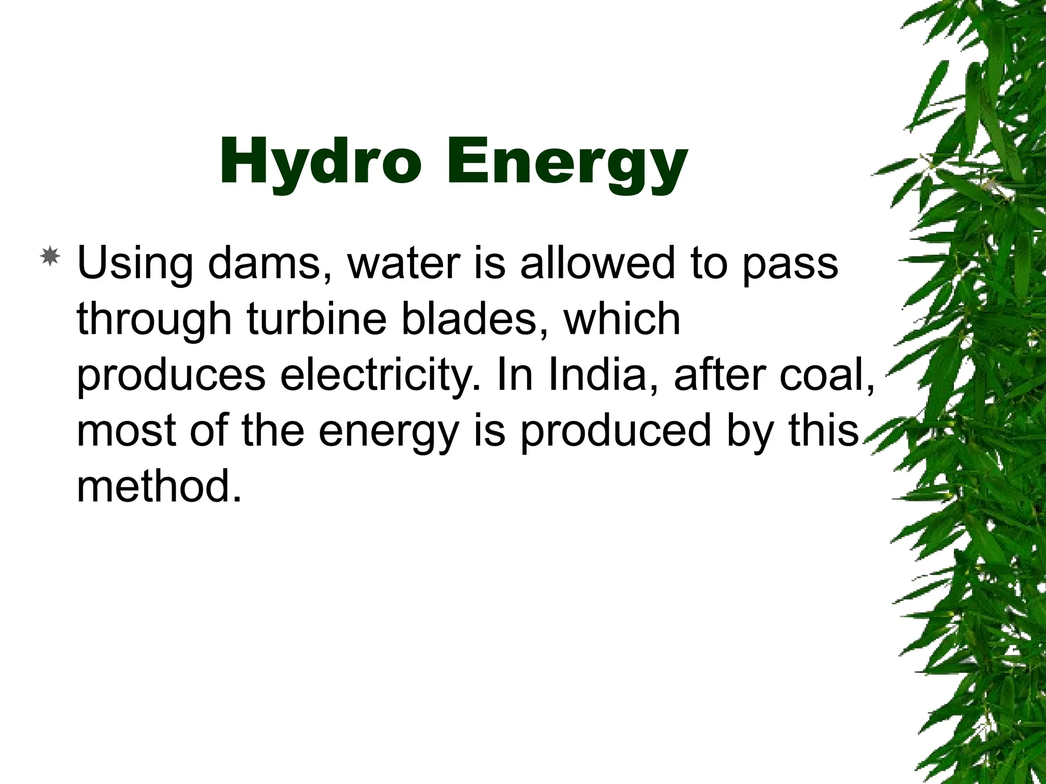 Energy Conservation Renewable energy limitation | PPT