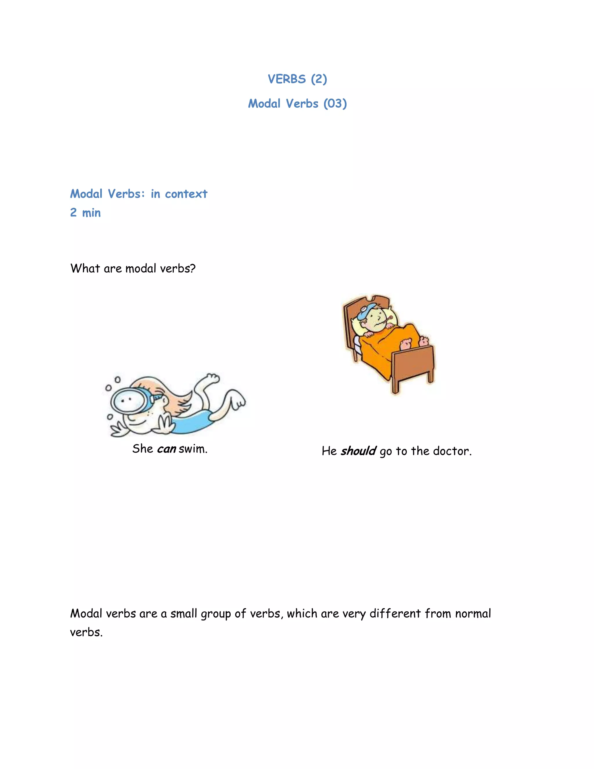 02 english grammar verbs - 03 modal verbs pdf | PDF