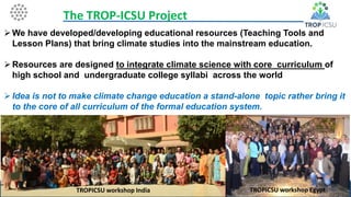Climate Change Education Across the Curriculum - Across the Globe | PPTX