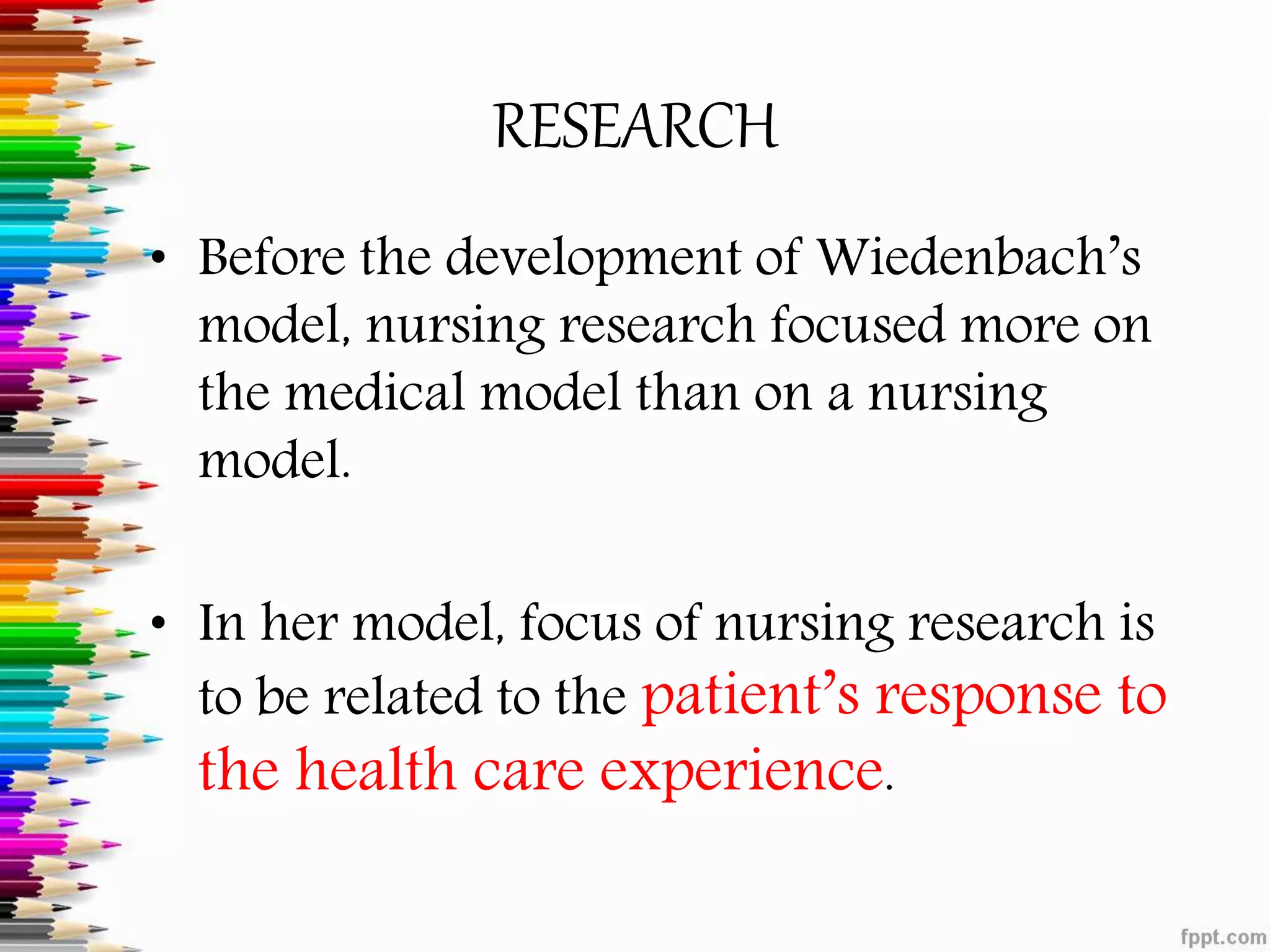 Ernestine Wiedenbach's The Helping Art of Clinical Nursing | PPTX