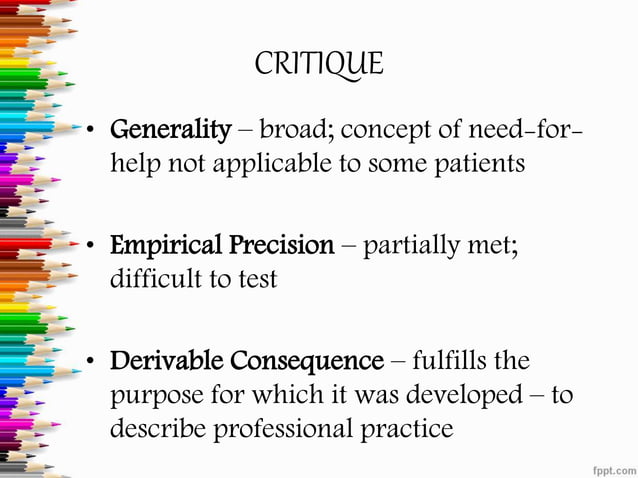 Ernestine Wiedenbach's The Helping Art of Clinical Nursing | PPTX ...
