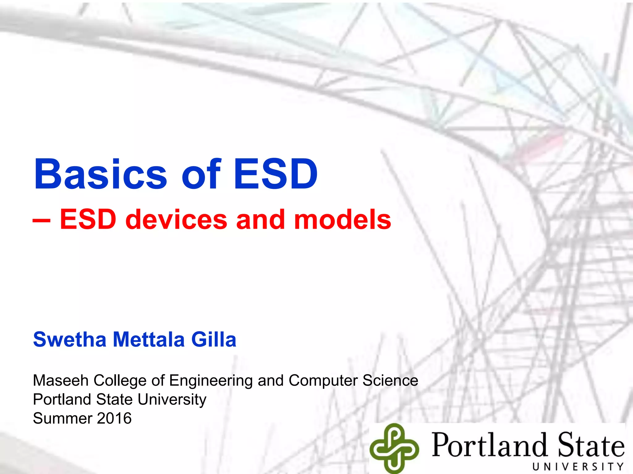 02 ESD basics_survey by Swetha | PPTX