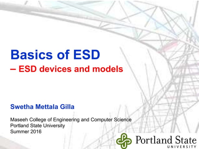 02 ESD basics_survey by Swetha | PPTX