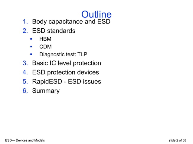 02 ESD basics_survey by Swetha | PPTX