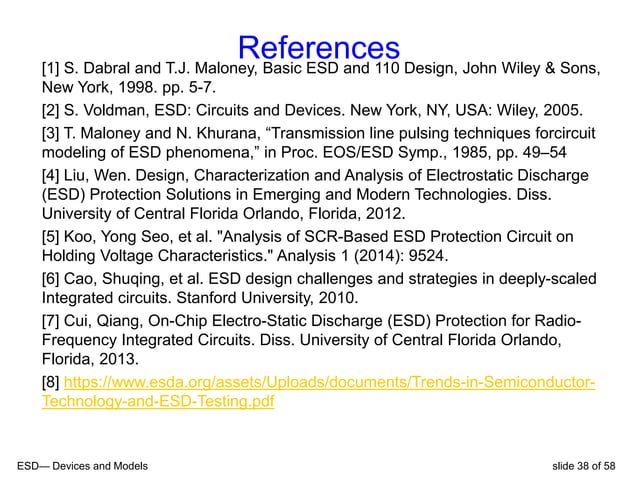 02 ESD basics_survey by Swetha | PPTX