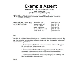 Research Methods: Ethics I (Human Research) | PPTX