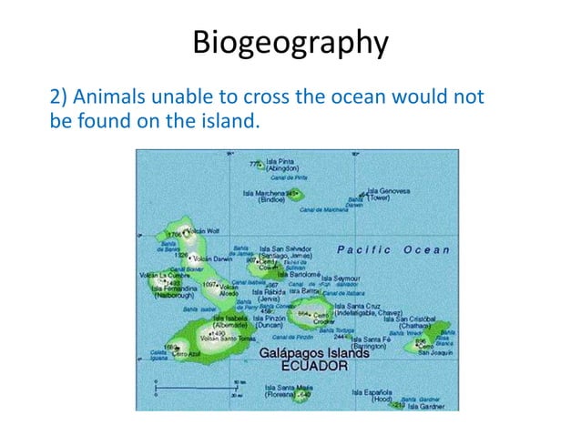 02 evidence of evolution biogeography | PPTX