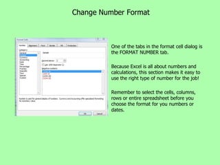02 Excel entering data | PPTX