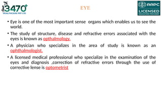 Eye_visual system [all about eye]....... | PPTX | Eye and Vision ...