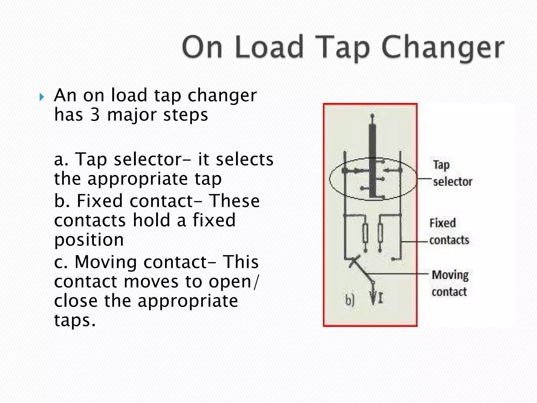 Tap Changer | PPTX