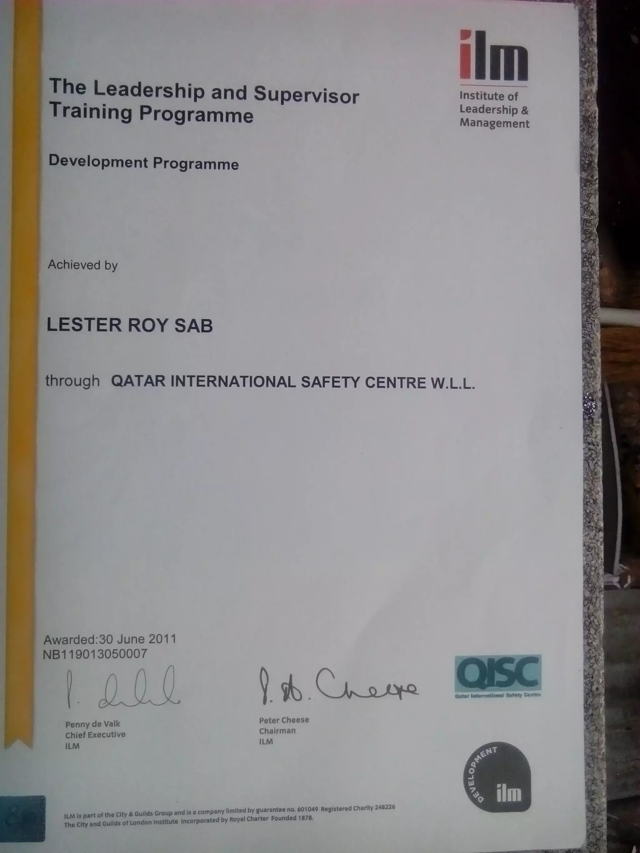 INSTITUTE OF LEADERSHIP & MANAGEMENT (CERT) | PDF