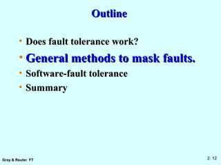 02 fault tolerance | PPT