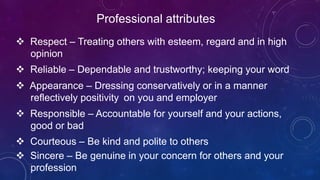Unit 9 Assignment Professional Presence | PPTX