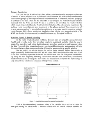 Differentiating Types of Aphasia, A Case Study in Modern Data Mining ...