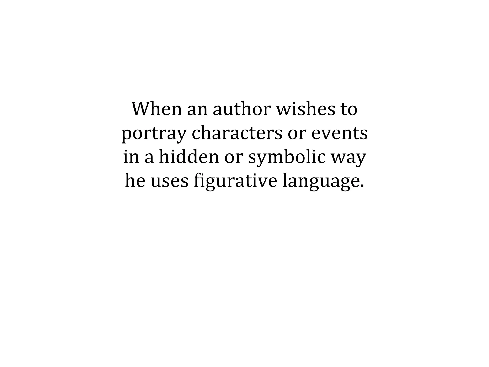 Ellis Skolfield's Teaching Outline 02 Figurative Language | PDF