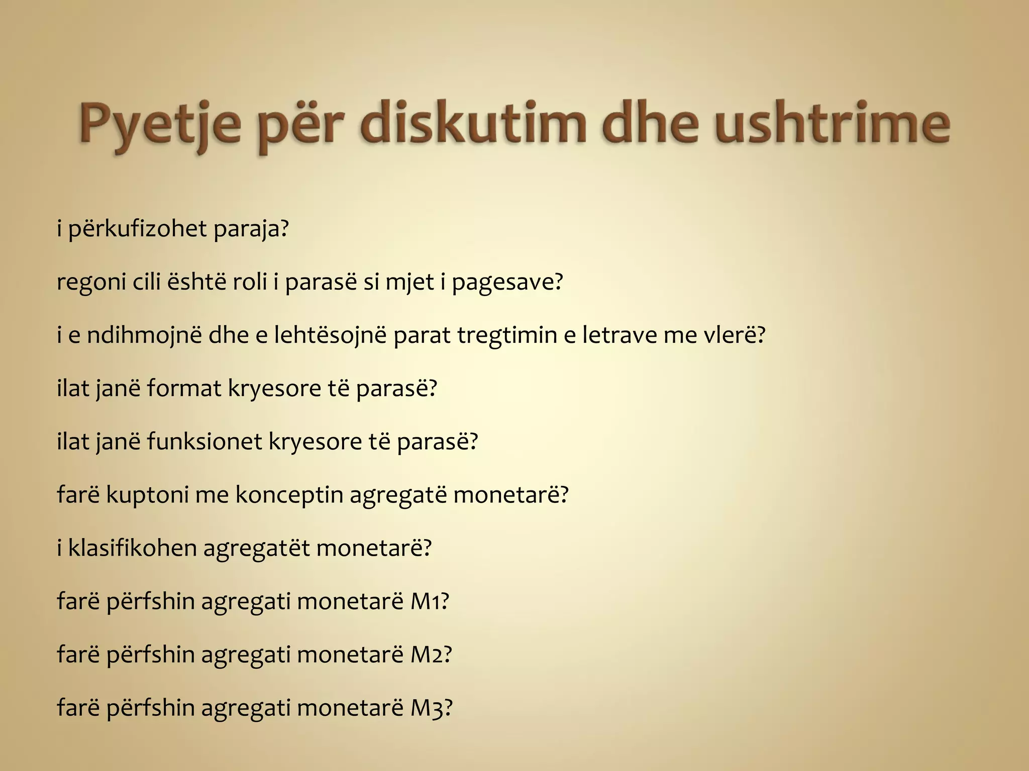02 financa, paraja - kuptimi, format, dhe funksionet | PPT