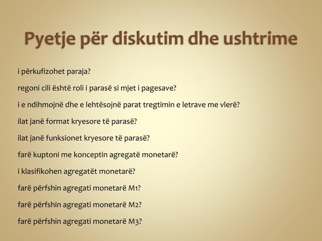 02 financa, paraja - kuptimi, format, dhe funksionet | PPT