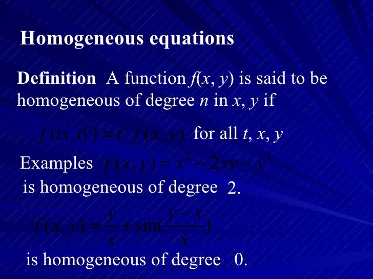 02 first order differential equations
