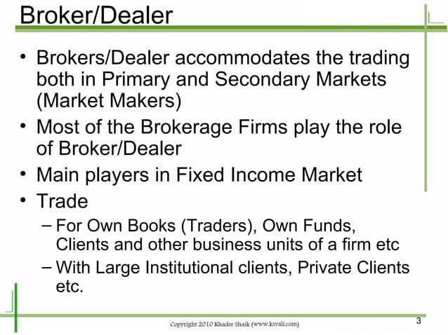 Fixed Income Trading and Platform Architecture | PPT