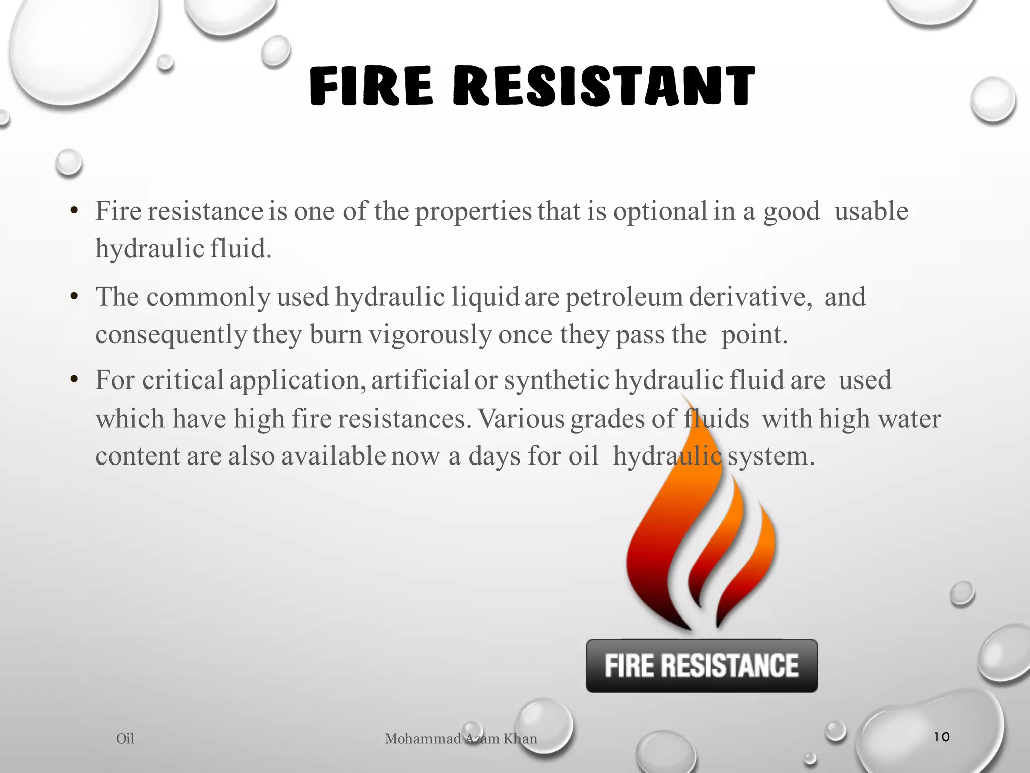Hydraulic Fluids and Properties | PDF