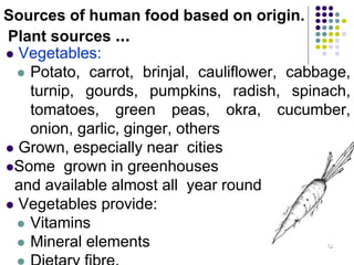 Food sources | PPT